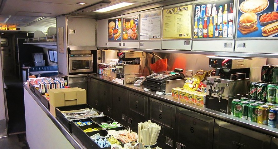 1990 Amtrak Superliner Dining Car