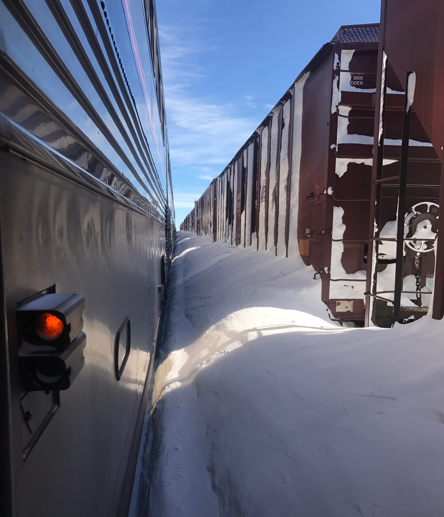 Empire Builder Gets Snowed In. - TRAINS & TRAVEL WITH JIM LOOMIS