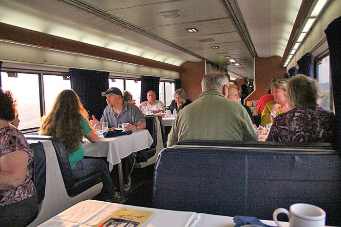 Let’s Improve On-Board Dining. - TRAINS & TRAVEL WITH JIM LOOMIS
