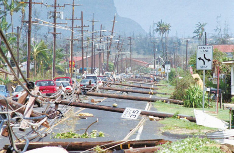 Remembering Hurricane Iniki. - TRAINS & TRAVEL WITH JIM LOOMIS